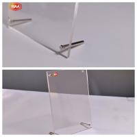 China Acrylic Photo Frame with Stand Screws Foot 5x7 inch A4 Picture Display Stand for sale