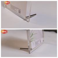 China A5 Picture 4x6 Acrylic Photo Frame with Stand Advertising Display Family Portraits for sale