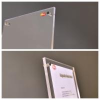 China Acrylic Display Photo Frame Wall A4 Poster Display Stand 6 Inch 7 Inch for sale