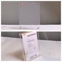China A6 Clear Acrylic Photo Frame With Stand Desk Picture Frame for sale