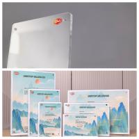China Factory Magnetic T Shape Acrylic Sign Holder Free Standing Perspex Table Card Insert for sale