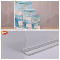 China A4 A5 A6 Cast Magnetic T Shape Acrylic Sign Holder for Double Sided Display for sale