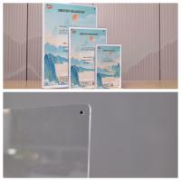 China A4 A5 A6 Cast Magnetic T Shape Acrylic Sign Holder for Double Sided Display for sale