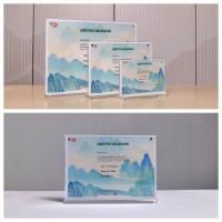 China Customized Size T Shape Double Sided Clear Acrylic Sign Holder for sale