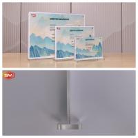 China Transparent Plexiglass A4 A5 Paper Stand For Sale Advertising Printing Decoration for sale