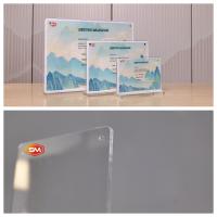 China Transparent Plexiglass A4 A5 Paper Stand For Sale Advertising Printing Decoration for sale