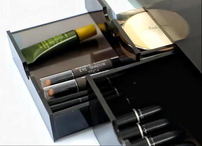 China Customized Size And Colors Clear Acrylic Cosmetic Storage For Lips for sale