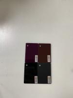 China Dark Colored Cast Acrylic Sheet 30mm Thick Opaque Panel for Interior Decoration for sale