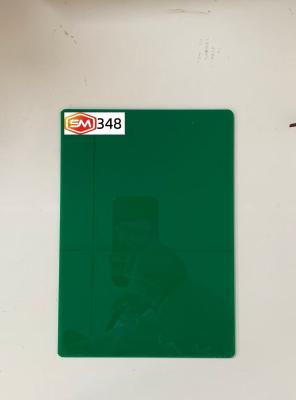 China High-Durability Green Cast Acrylic Sheet 18mm Thick Panel for Commercial Fixture Production for sale