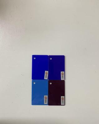 China SM Premium Cast Acrylic Sheet in Vibrant Blue-Violet with Strong Impact Resistance for Custom Furniture for sale