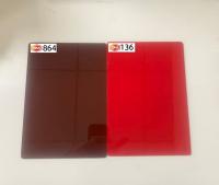 China Rich Russet Cast Acrylic Sheet 18mm Thick Panel for Store Display Construction for sale