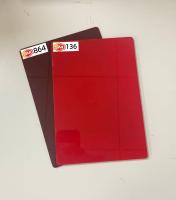 China Rich Russet Cast Acrylic Sheet 18mm Thick Panel for Store Display Construction for sale
