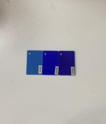 China 18mm UV Protected Blue Cast Acrylic Sheet for Aquarium Tank Construction and Marine Decoration for sale