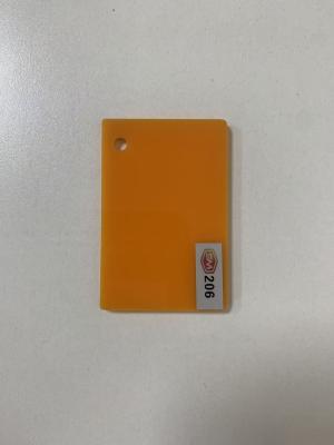 China 22mm Orange Acrylic Sheet for Display Stand Manufacturing for sale