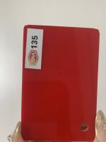 China SM High Grade Cast Acrylic Sheet in Red with Easy Cutting for Cosmetic Store Displays for sale