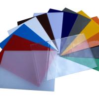 China Durable Clear Colored Acrylic Sheet 25mm Thick Panel for Office Partition Construction for sale
