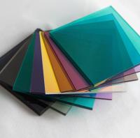 China Durable Clear Colored Acrylic Sheet 25mm Thick Panel for Office Partition Construction for sale
