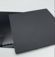 China Scratch-Resistant 22mm Black Frosted Acrylic Sheet for Supermarket Shelf Panels for sale
