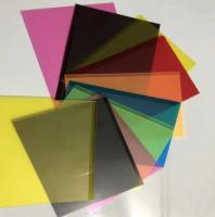 China 20mm Thick Transparent Colored Acrylic Sheet for Display Cabinets for sale
