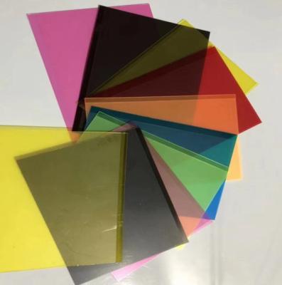 China 20mm Thick Transparent Colored Acrylic Sheet for Display Cabinets for sale