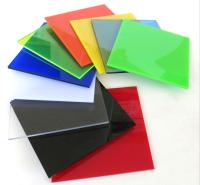 China 20mm Thick Transparent Colored Acrylic Sheet for Display Cabinets for sale
