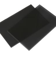 China Wear-Resisting Black Frosted Acrylic Sheet for Gym Equipment Panels 25mm for sale