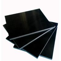 China Wear-Resisting Black Frosted Acrylic Sheet for Gym Equipment Panels 25mm for sale