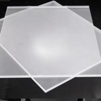 China Clear Frosted Acrylic Sheet Custom Size for Exhibition Stands for sale