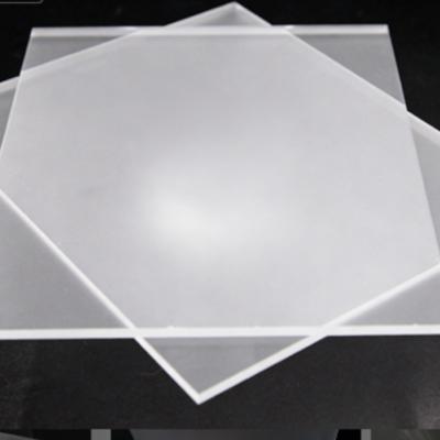 China Clear Frosted Acrylic Sheet Custom Size for Exhibition Stands for sale
