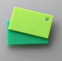 China UV Protected Green Acrylic Sheet 25mm for Outdoor Canopy for sale