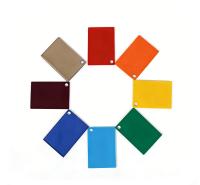 China Colored Acrylic Sheet 18mm UV Resistant Colored Acrylic Panel for Bus Station Shelter for sale