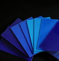 China Blue Acrylic Sheet 18mm UV Protected Panel for Swimming Pool Barrier for sale