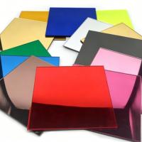 China Wall Mounted 1mm-3mm Mirror Acrylic Sheet for sale