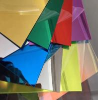 China Wall Mounted 1mm-3mm Mirror Acrylic Sheet for sale