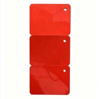 China Bright Red Acrylic Sheet For Signage Display Making for sale