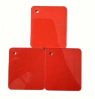 China Bright Red Acrylic Sheet For Signage Display Making for sale