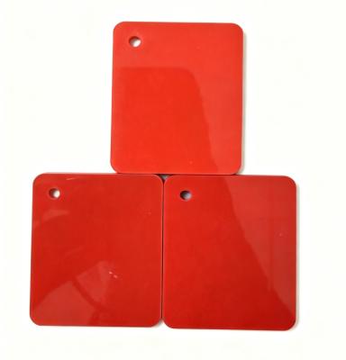 China Bright Red Acrylic Sheet For Signage Display Making for sale