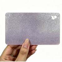 China Light Purple Glitter Shining 1220x2440mm Acrylic Sheet Panel Board for sale