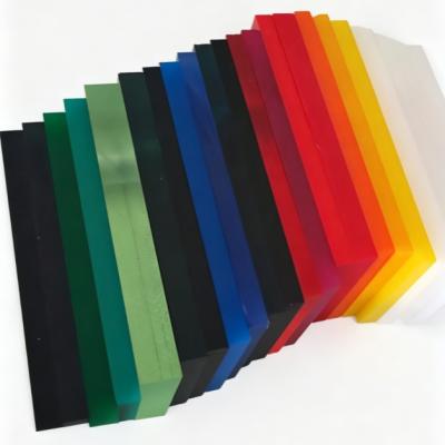 China Impact Resistant Colored Acrylic Sheet with Custom Vivid Colors and Easy Engraving Processing for Industrial Sign Boards for sale