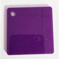 China 2mm 3mm Purple Acrylic Sheet for Exhibition Booth Display with High Light Transmission for sale
