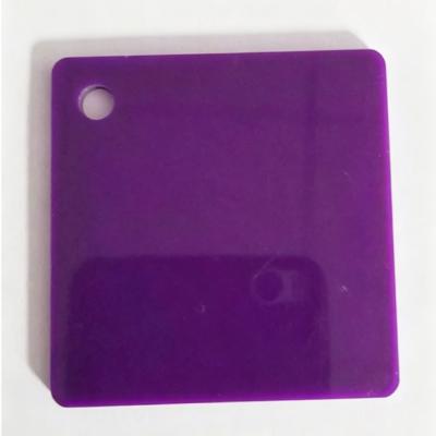 China 2mm 3mm Purple Acrylic Sheet for Exhibition Booth Display with High Light Transmission for sale