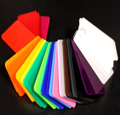 China 2mm Thickness Opaque Colored UV Resistant Acrylic Sheet for Sign Panels for sale