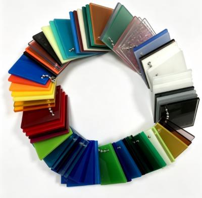 China Solid Opaque Colored UV Resistant Scratch Resistant Cast Acrylic Panel PMMA Sheet for sale