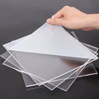 China Ultra Clear UV Resistant Customizable Size Clear Acrylic Sheet for Photo Frame Display for sale