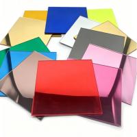 China High Light Transmission Mirror Acrylic Sheet with Multiple Sizes Available and Impact Resistant for Commercial Displays for sale