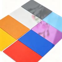China Lightweight Mirror Acrylic Sheet with High Light Transmission and Customizable Options for sale