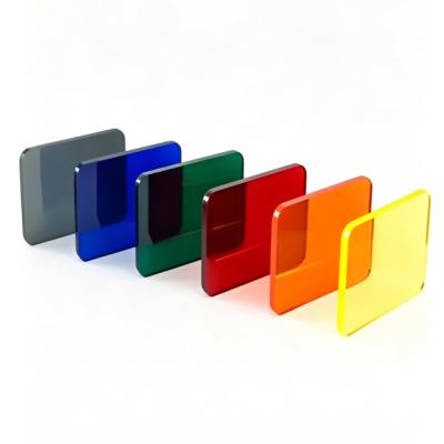China UV Resistant Clear Acrylic Sheet with Customizable Colors and High Light Transmittance for Indoor Outdoor Display for sale