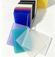 China Custom Colored UV Resistant Frosted Acrylic Sheet with High Light Transmission for Kiosk Panels for sale