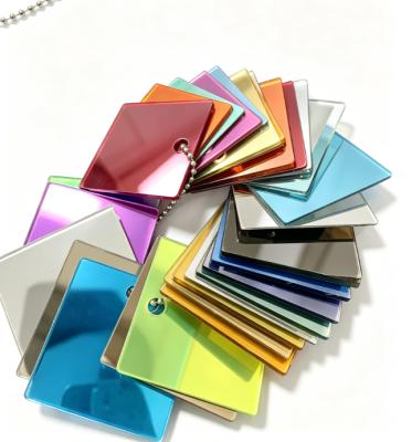 China Real Reflective Mirror Surface Colored Mirror Acrylic Sheet with Anti-Scratch Surface and Custom Cutting Available for sale