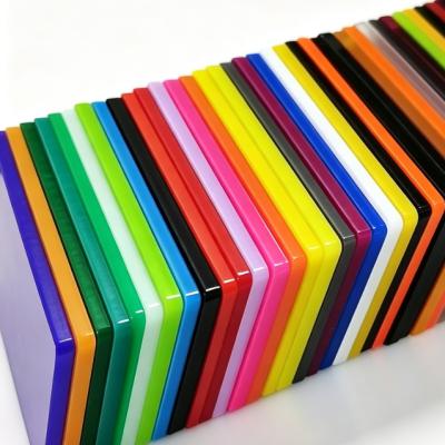 China 2-5mm UV Resistant Colored Acrylic Sheet with Custom Colors for Craft Decoration for sale